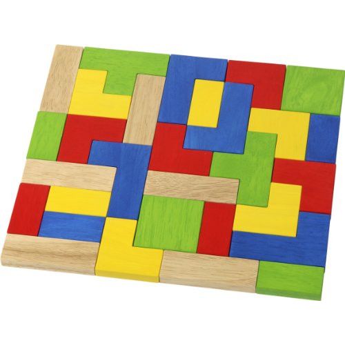 Wooden Shape Stacking Puzzles