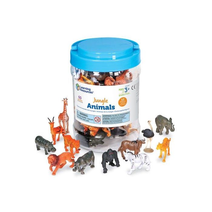 Jungle Animal Counters (Set of 60)