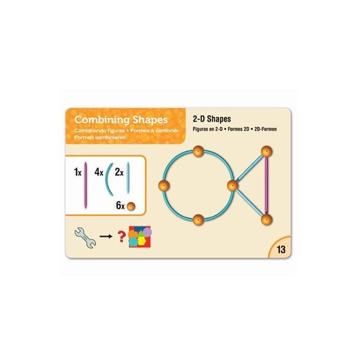 Geometric Shapes Build Set and Cards