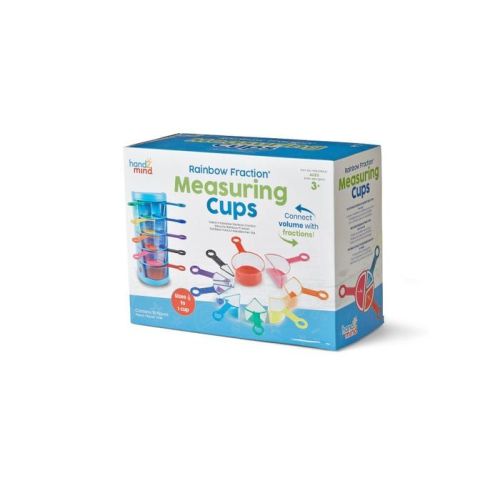 Rainbow Fraction Measuring Cups (Set Of 9)