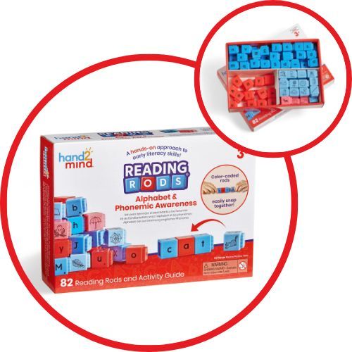 Reading rods - Alphabet and Phonic awareness.