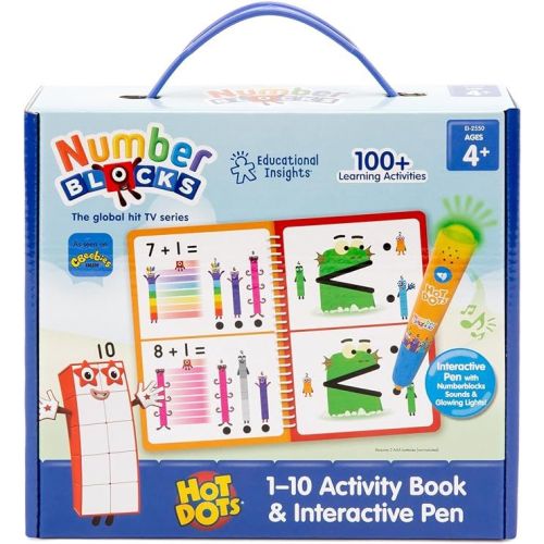 Hot Dots Numberblocks Activity Book 1-10 & Interactive Pen
