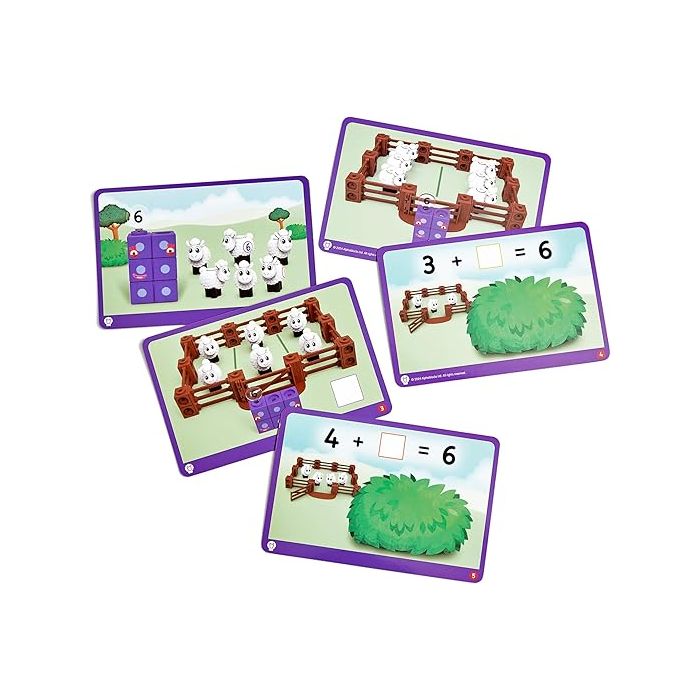 Mathlink Cubes Activity Set Numberblocks - Sheep farm set